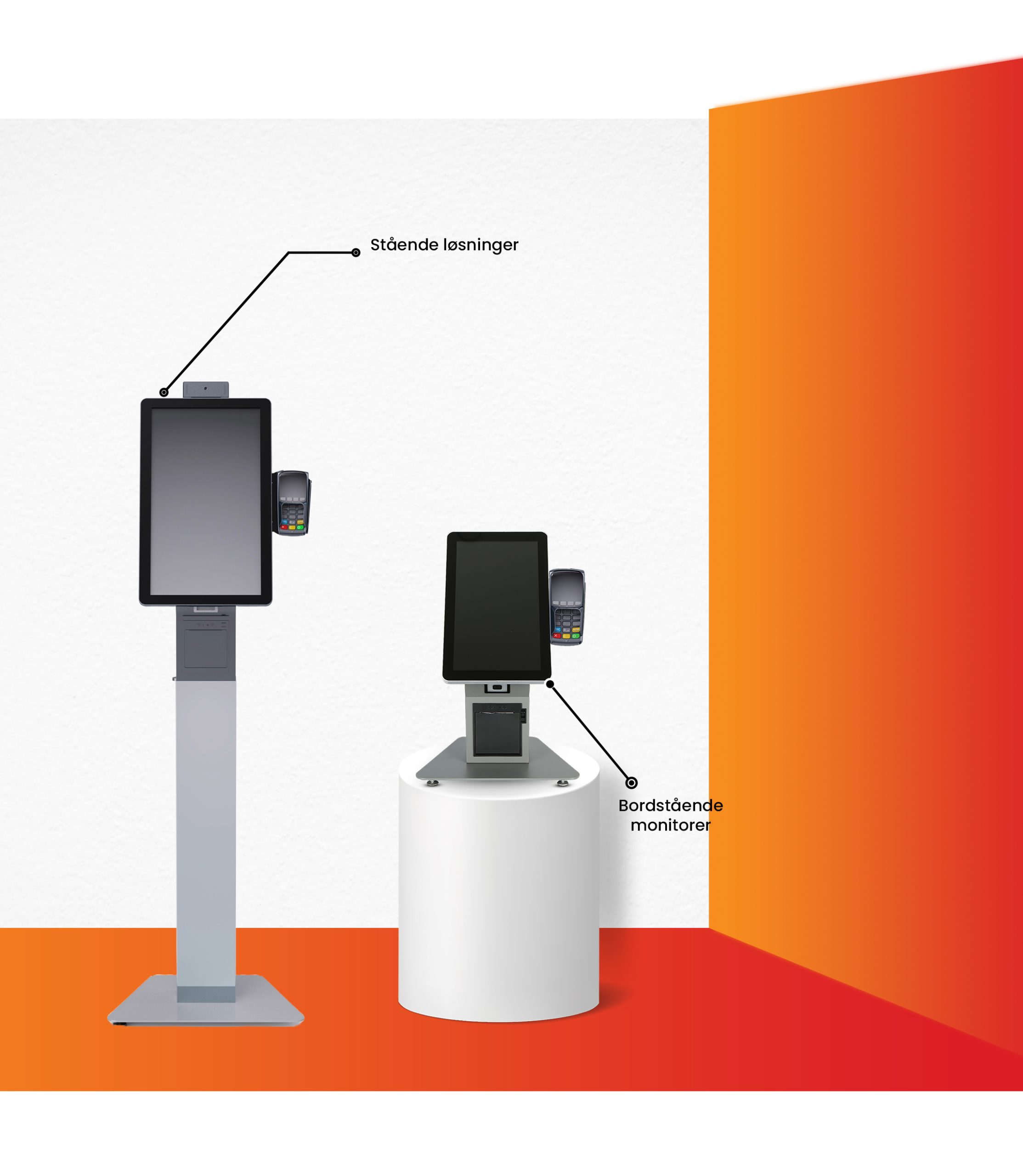 Selvbetjenings Kiosk – Kiosk K9 – DigitalKiosk